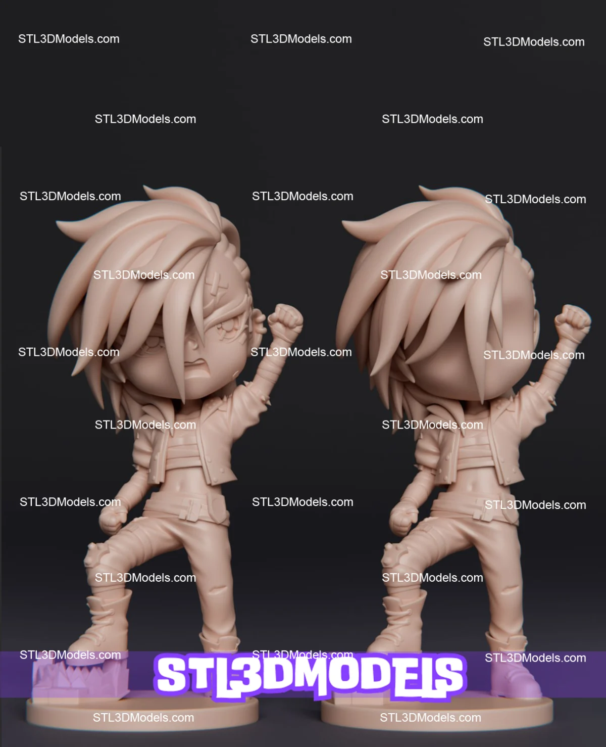 Chibi Vi Arcane STL 3D Model - STL 3D Models