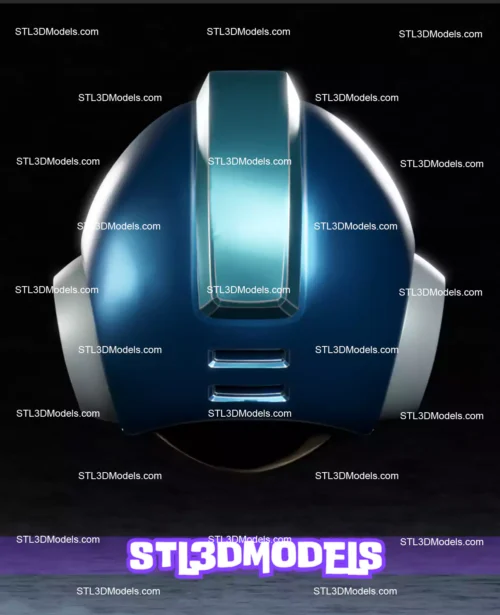 Mega Man Helmet STL 3D Model - STL 3D Models