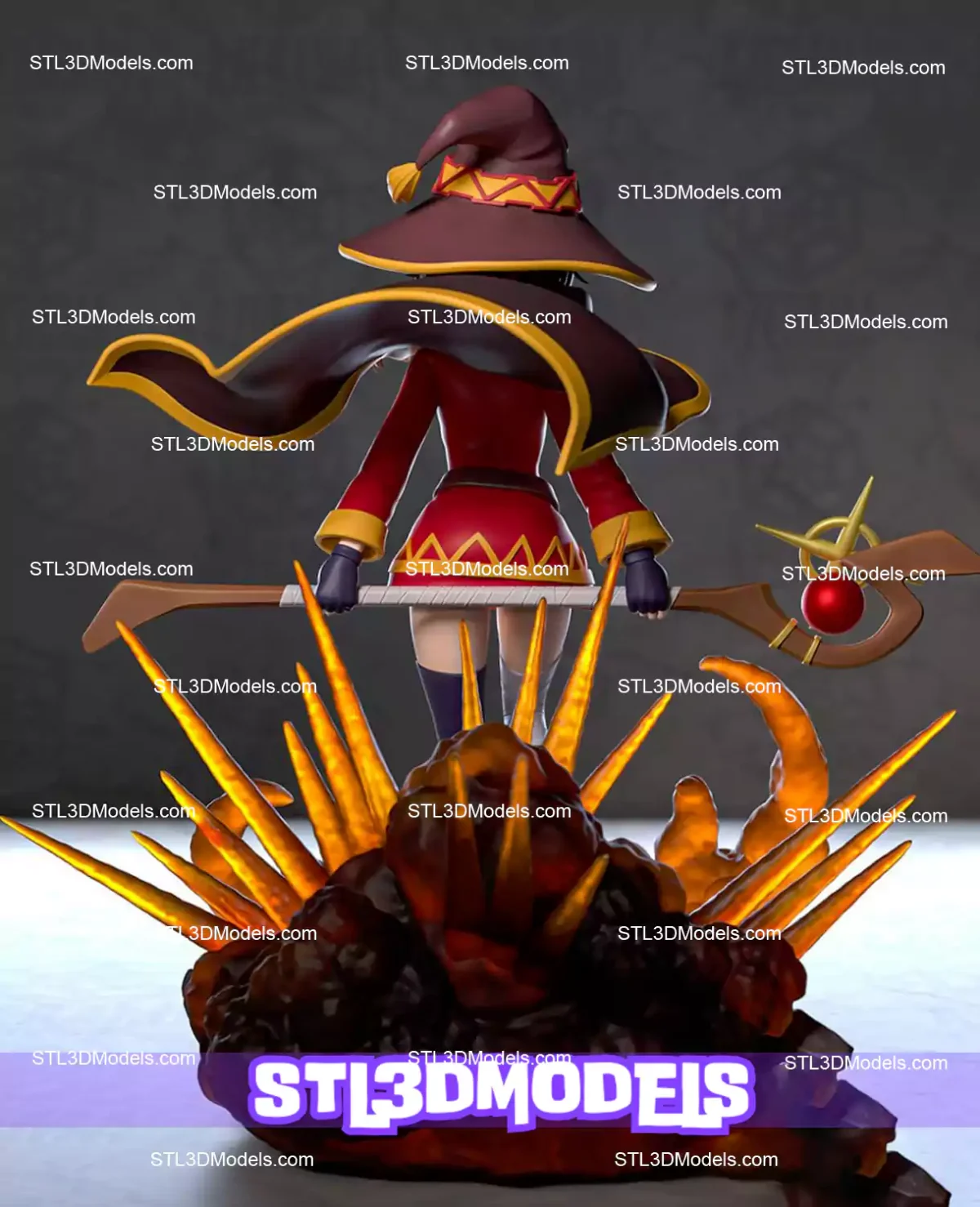 Megumin STL 3D Model - STL 3D Models