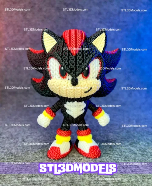 Knitted Shadow Sonic STL & 3MF 3D Model - STL 3D Models