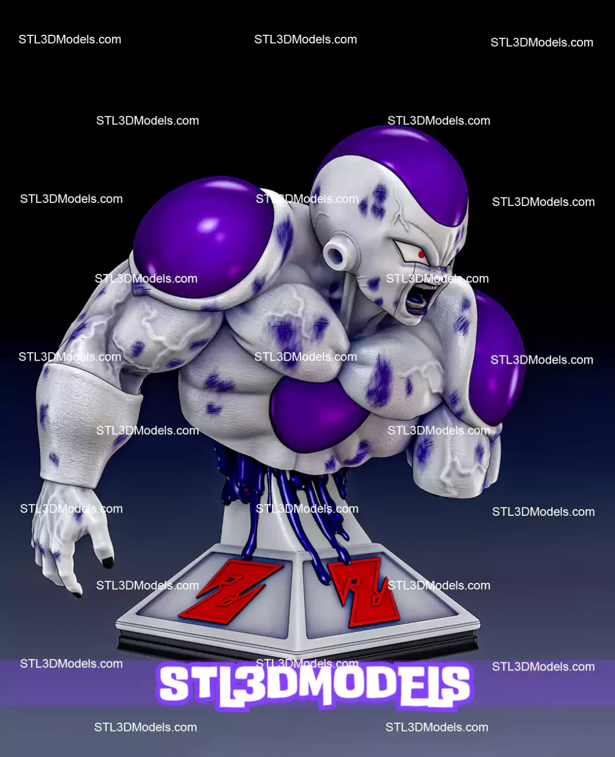 Freezer Namek Bust STL 3D Model - STL 3D Models