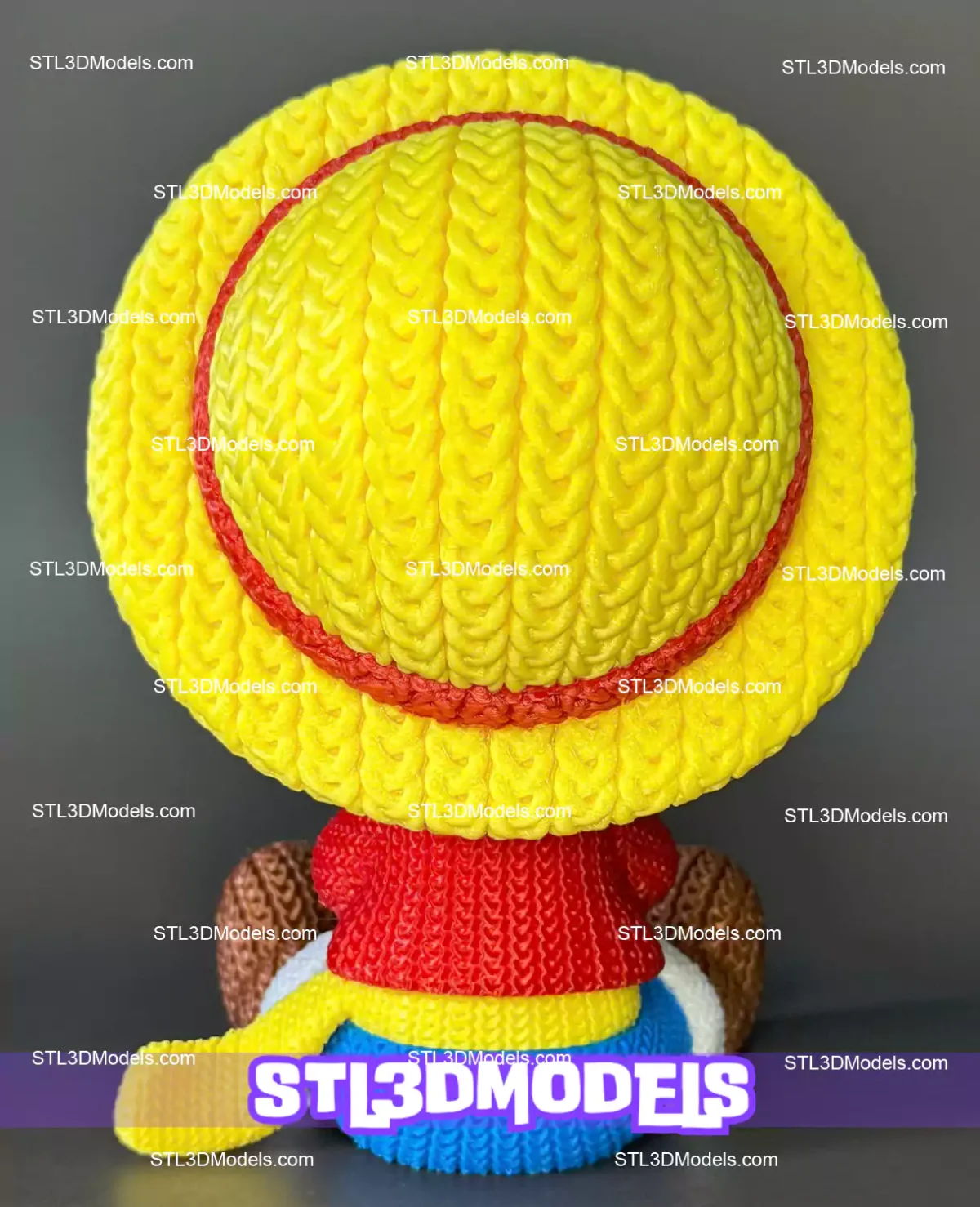 Luffy Knitted STL & 3MF 3D Model - STL 3D Models