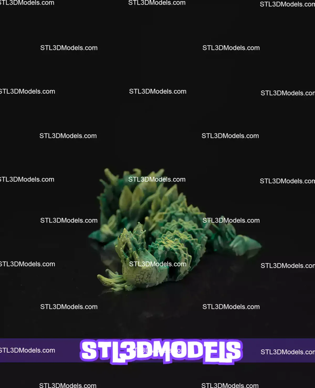 Forest Baby Dragon STL 3D Model - STL 3D Models