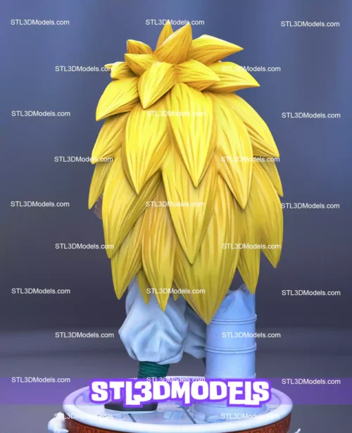 Gotenks SS3 Dragon Ball STL 3D Model - STL 3D Models